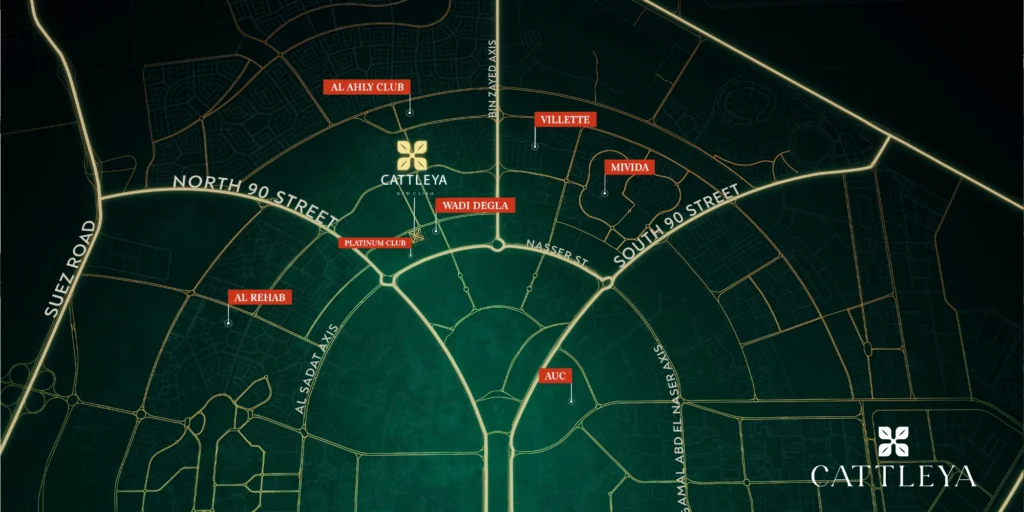 كمبوند كتاليا التجمع الخامس Cattleya Compound New Cairo - اكتب